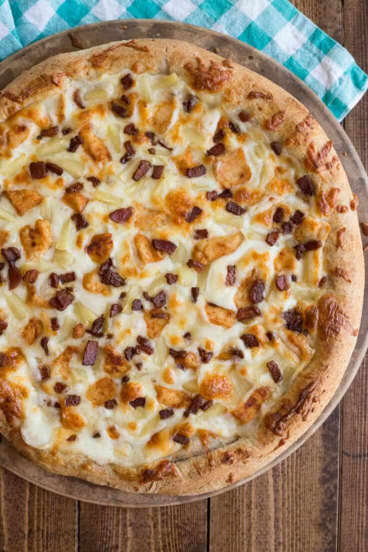 Tropical Chicken Pizza Recipe - The Recipe Rebel