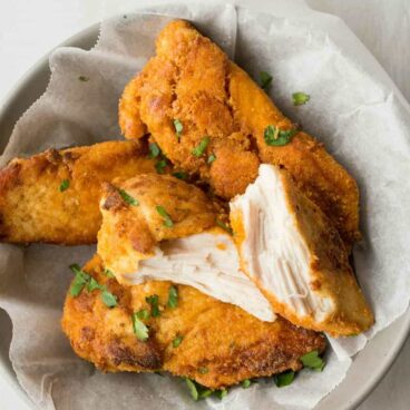 The BEST Oven Fried Chicken [VIDEO] | The Recipe Rebel