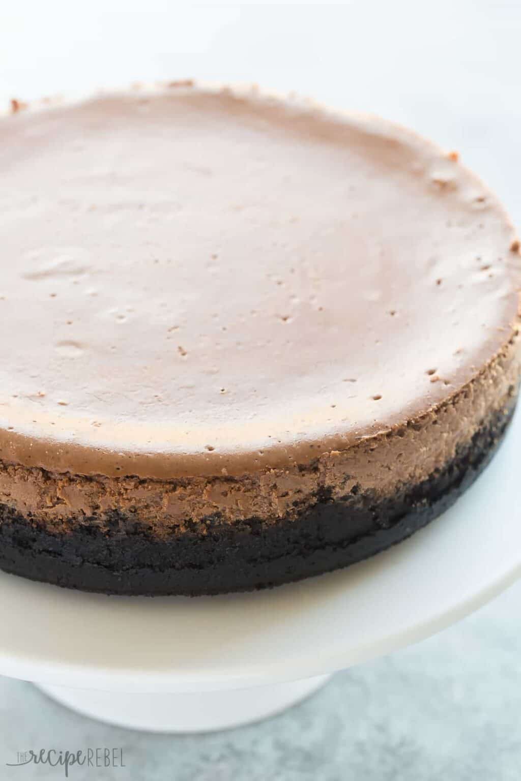 The BEST Chocolate Cheesecake Recipe + VIDEO