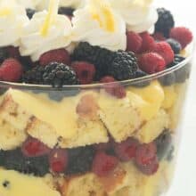 Lemon Berry Trifle Recipe + VIDEO