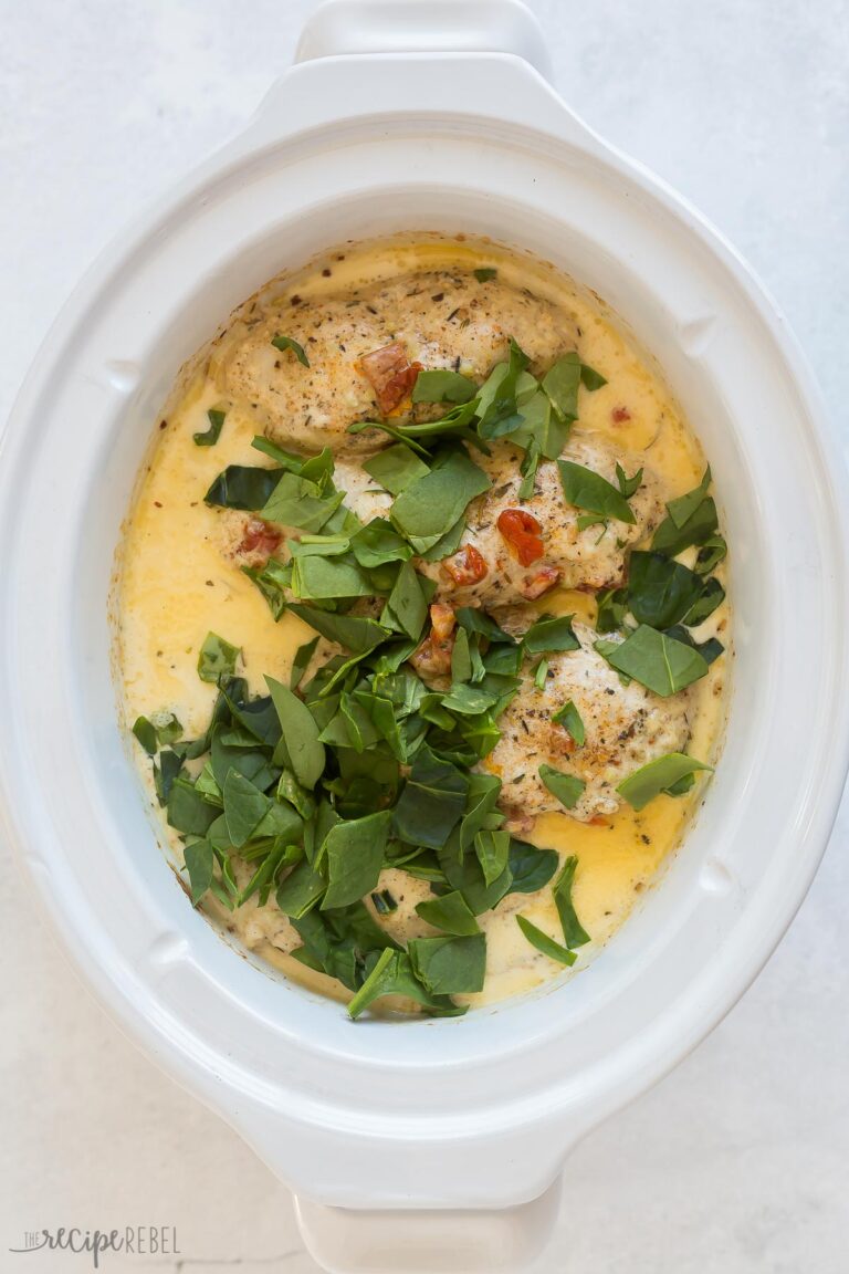Crockpot Tuscan Chicken - [VIDEO] The Recipe Rebel