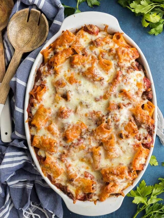 Rigatoni Pasta Bake - The Recipe Rebel