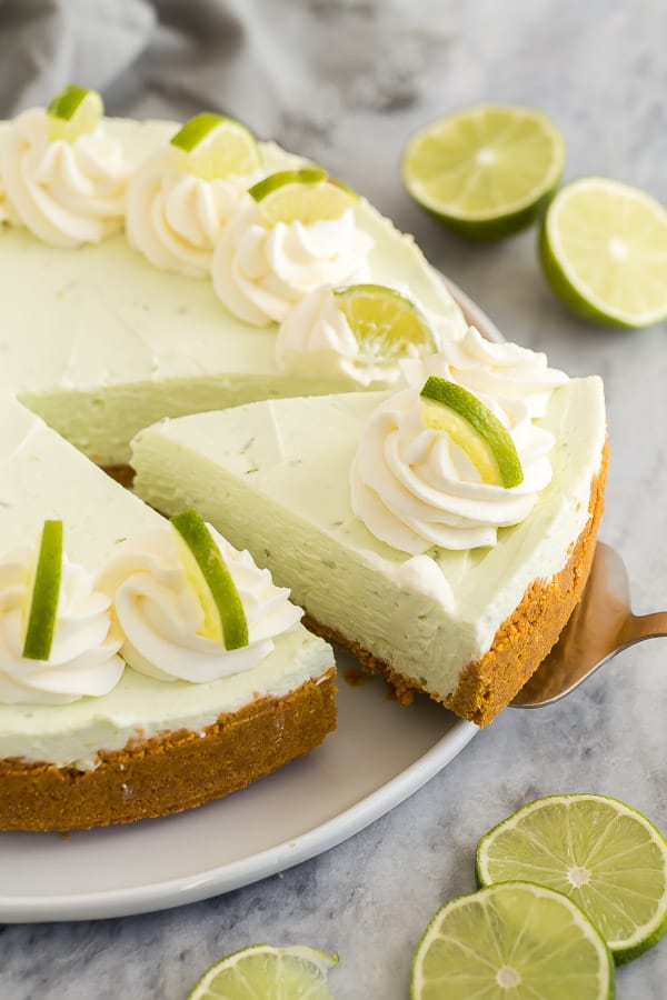 Easy Key Lime Cheesecake - no bake! {VIDEO} The Recipe Rebel Easy Key Lime Cheesecake - no bake! {VIDEO} The Recipe Rebel