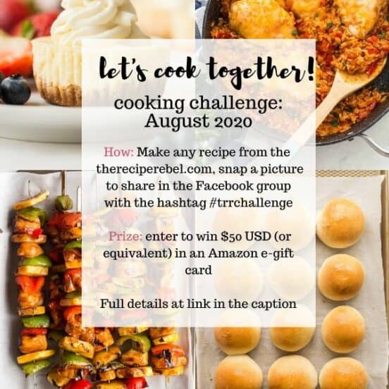 challenge and giveaway Archives - The Recipe Rebel