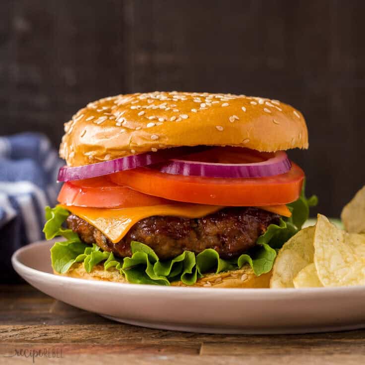 The Very Best Burgers Recipe - SO flavorful!