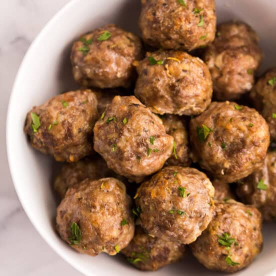 Easy Meatball Recipe [step by step VIDEO] - The Recipe Rebel