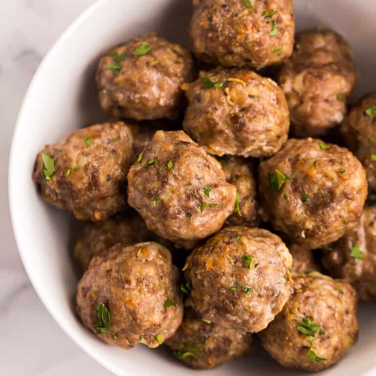 Easy Meatball Recipe [step by step VIDEO] - The Recipe Rebel
