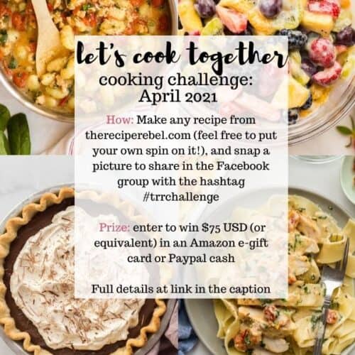 challenge and giveaway Archives - The Recipe Rebel