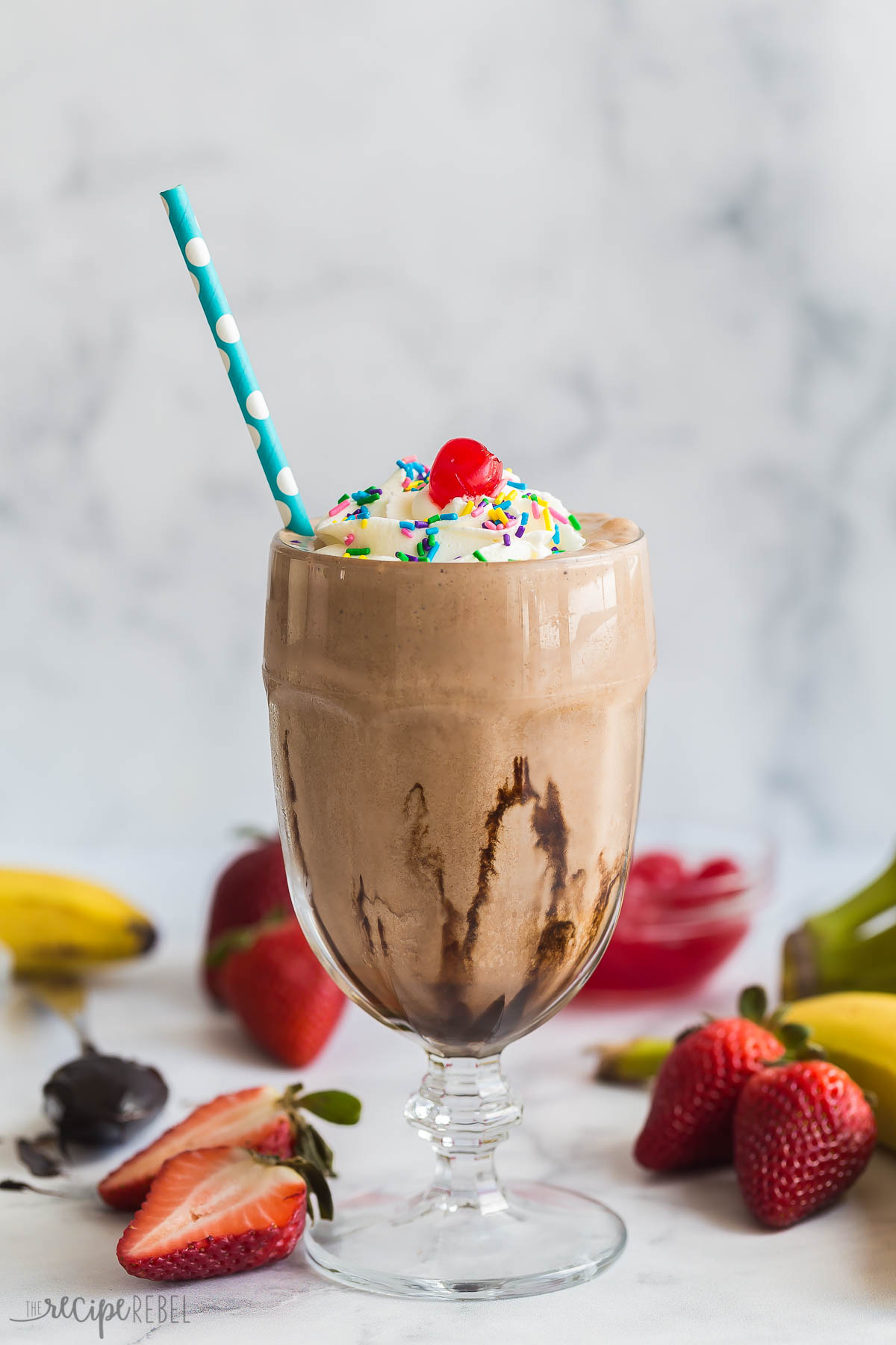Chocolate Milkshake 3 Ingredients The Recipe Rebel