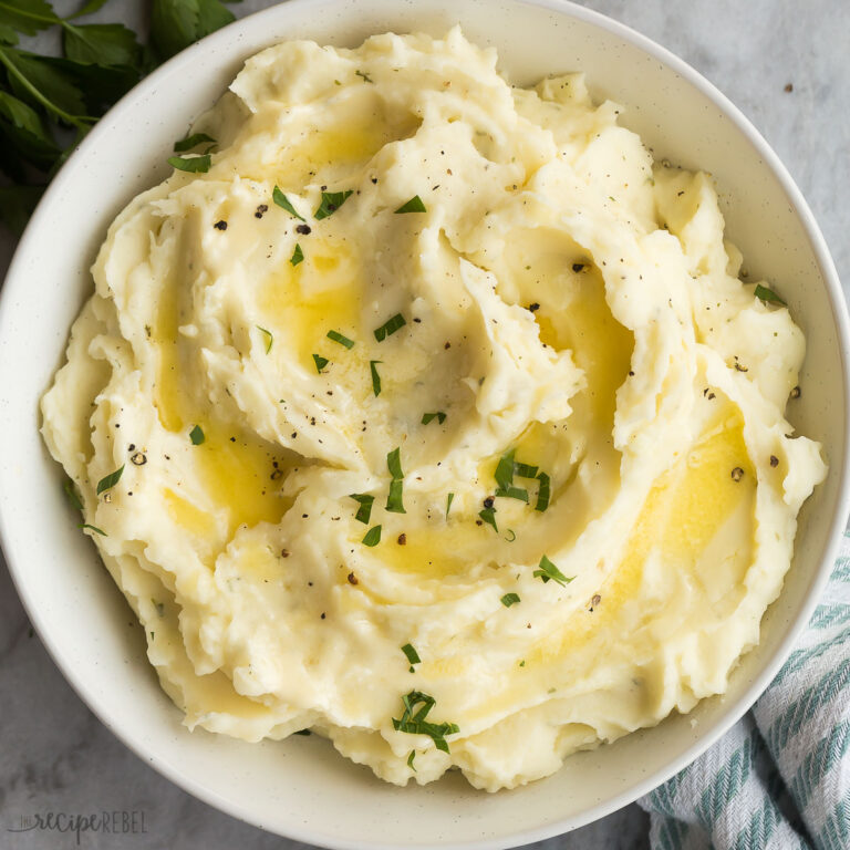 Cream Cheese Mashed Potatoes Recipe - The Recipe Rebel