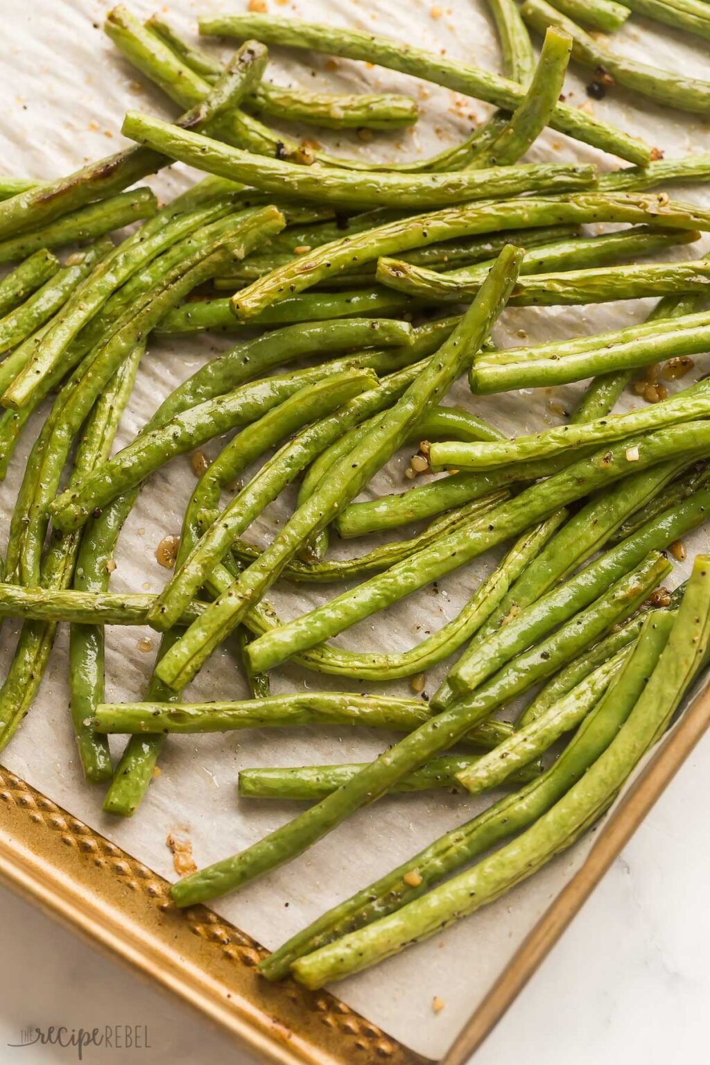 Roasted Green Beans - 5-Ingredients & 5-Minute Prep - The Recipe Rebel