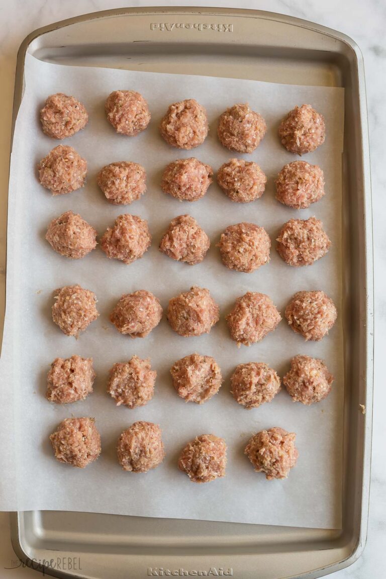 Turkey Meatballs - 30-Minute Recipe [VIDEO] -The Recipe Rebel