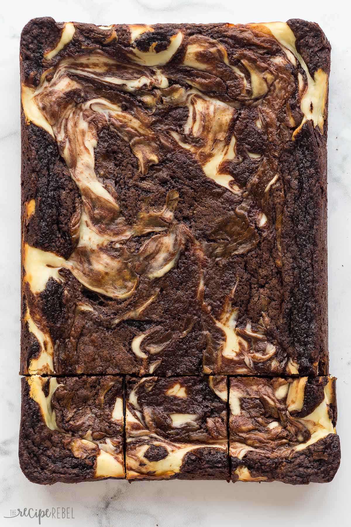 Cream Cheese Brownies - The Recipe Rebel