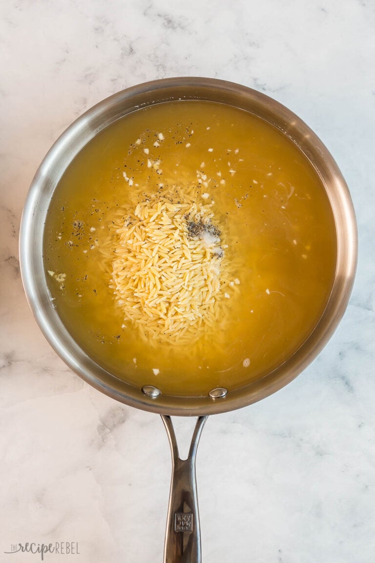 Garlic Parmesan Orzo recipe - [VIDEO] The Recipe Rebel