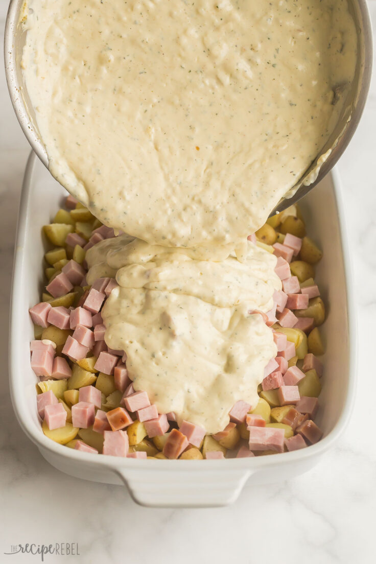 Cheesy Ham and Potato Casserole - [VIDEO] The Recipe Rebel