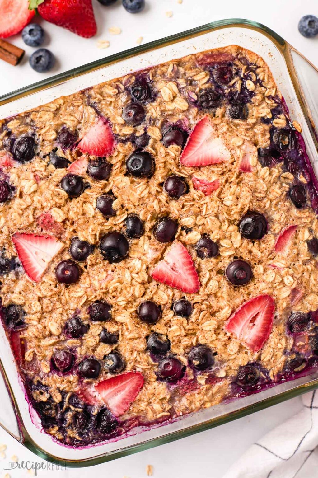Baked Oatmeal Recipe - (freezer friendly) The Recipe Rebel