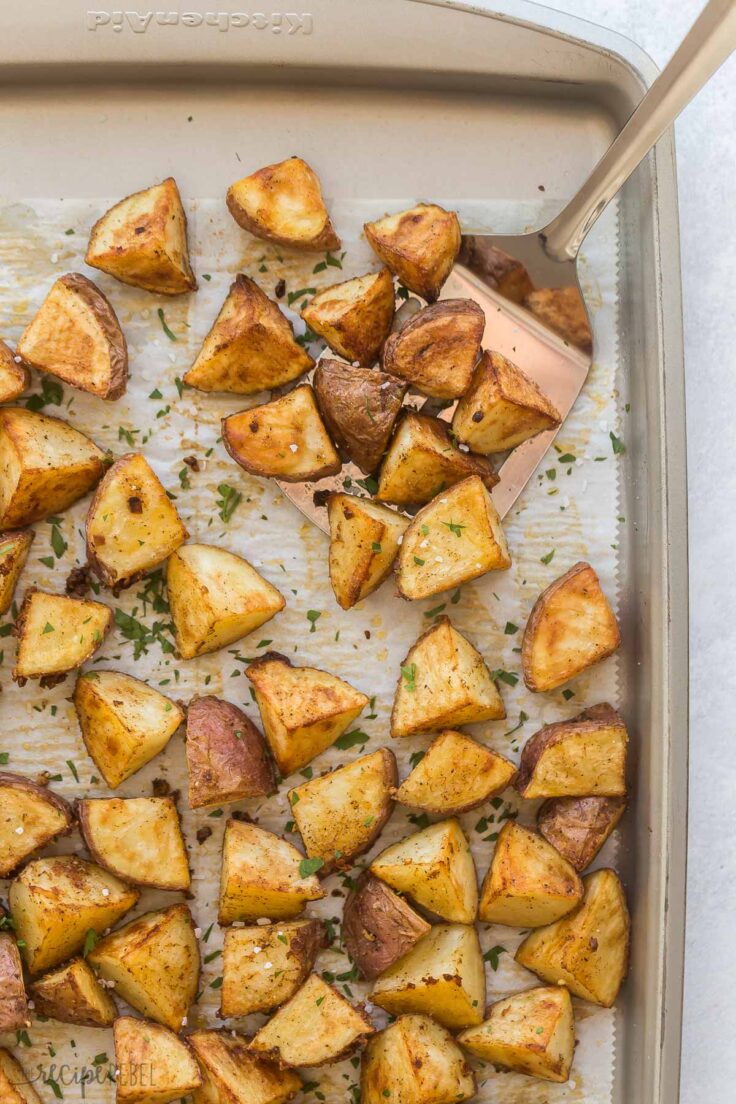 Crispy Roasted Red Potatoes - [VIDEO] The Recipe Rebel