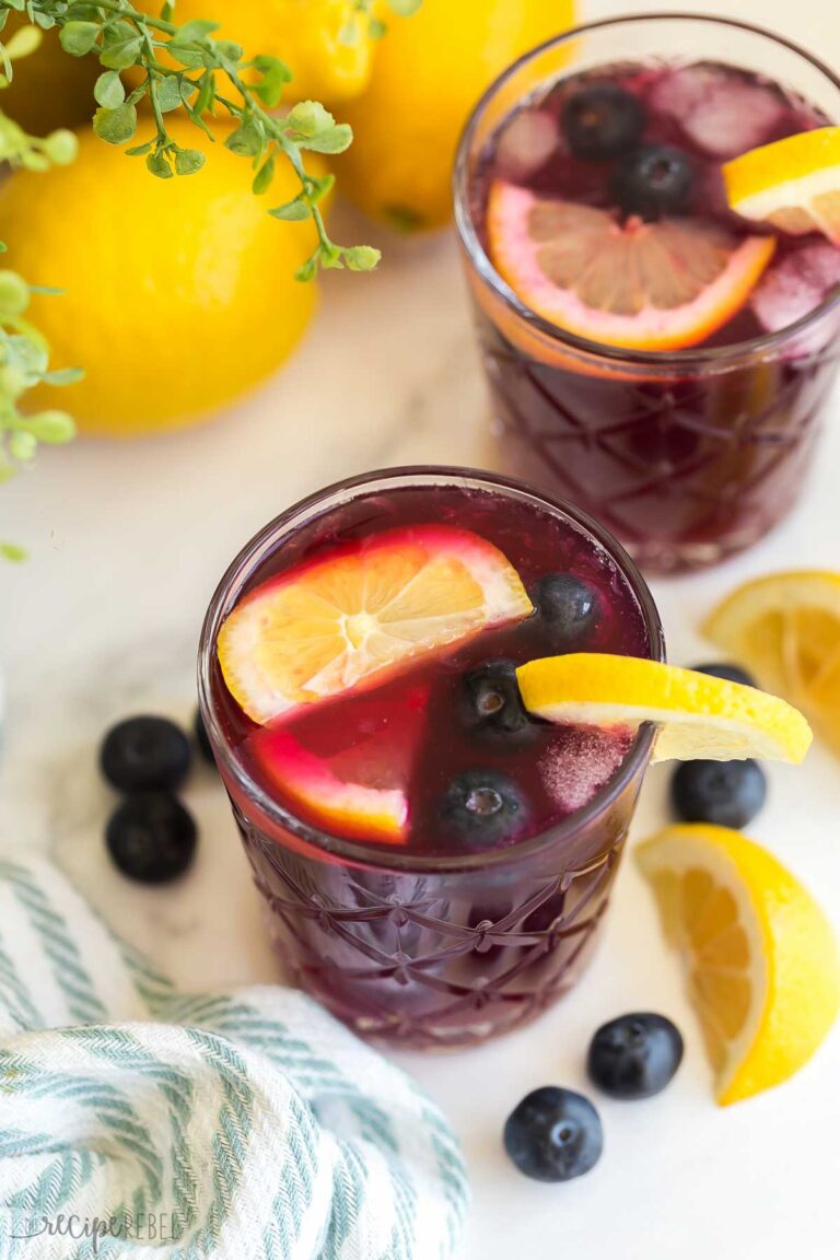 Blueberry Lemonade - The Recipe Rebel