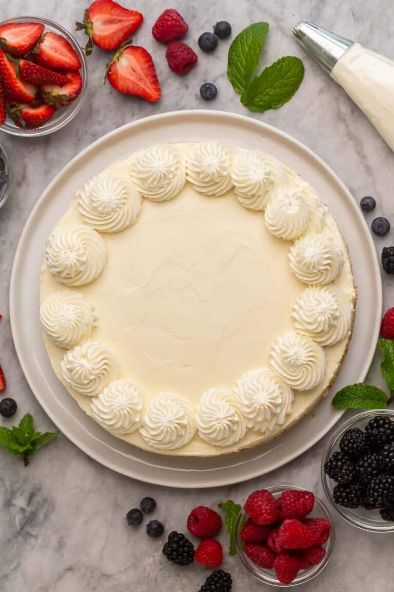 BEST Easy Cheesecake Recipe - The Recipe Rebel {VIDEO}