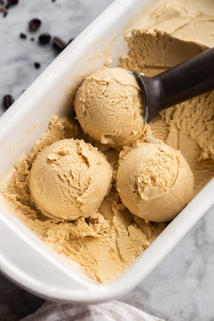 Coffee Ice Cream - The Recipe Rebel [VIDEO]