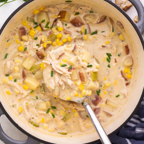 Chicken Corn Chowder - The Recipe Rebel [VIDEO]