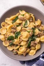 Orecchiette Pasta with Sausage - The Recipe Rebel