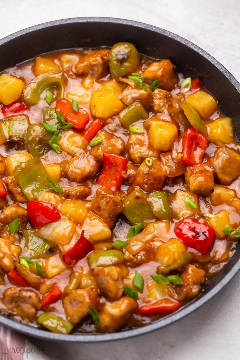 Sweet and Sour Pork - The Recipe Rebel