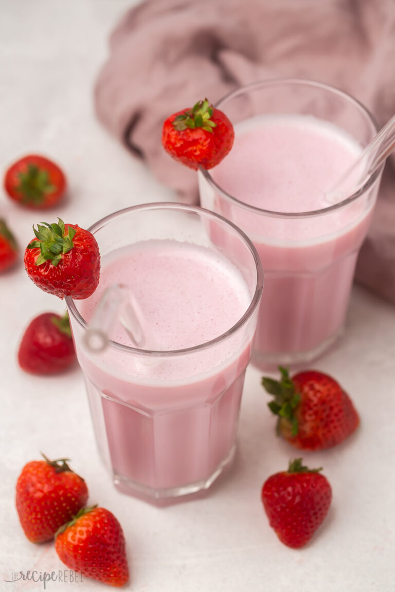 Strawberry Milk - The Recipe Rebel
