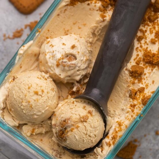 No Churn Biscoff Ice Cream - The Recipe Rebel
