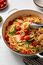 Tomato Basil Pasta - The Recipe Rebel [VIDEO]