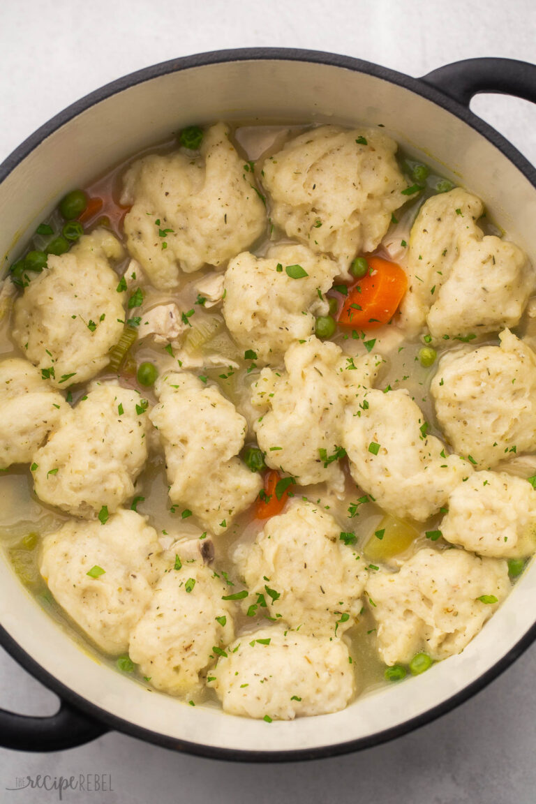 Drop Dumplings for Soup - The Recipe Rebel