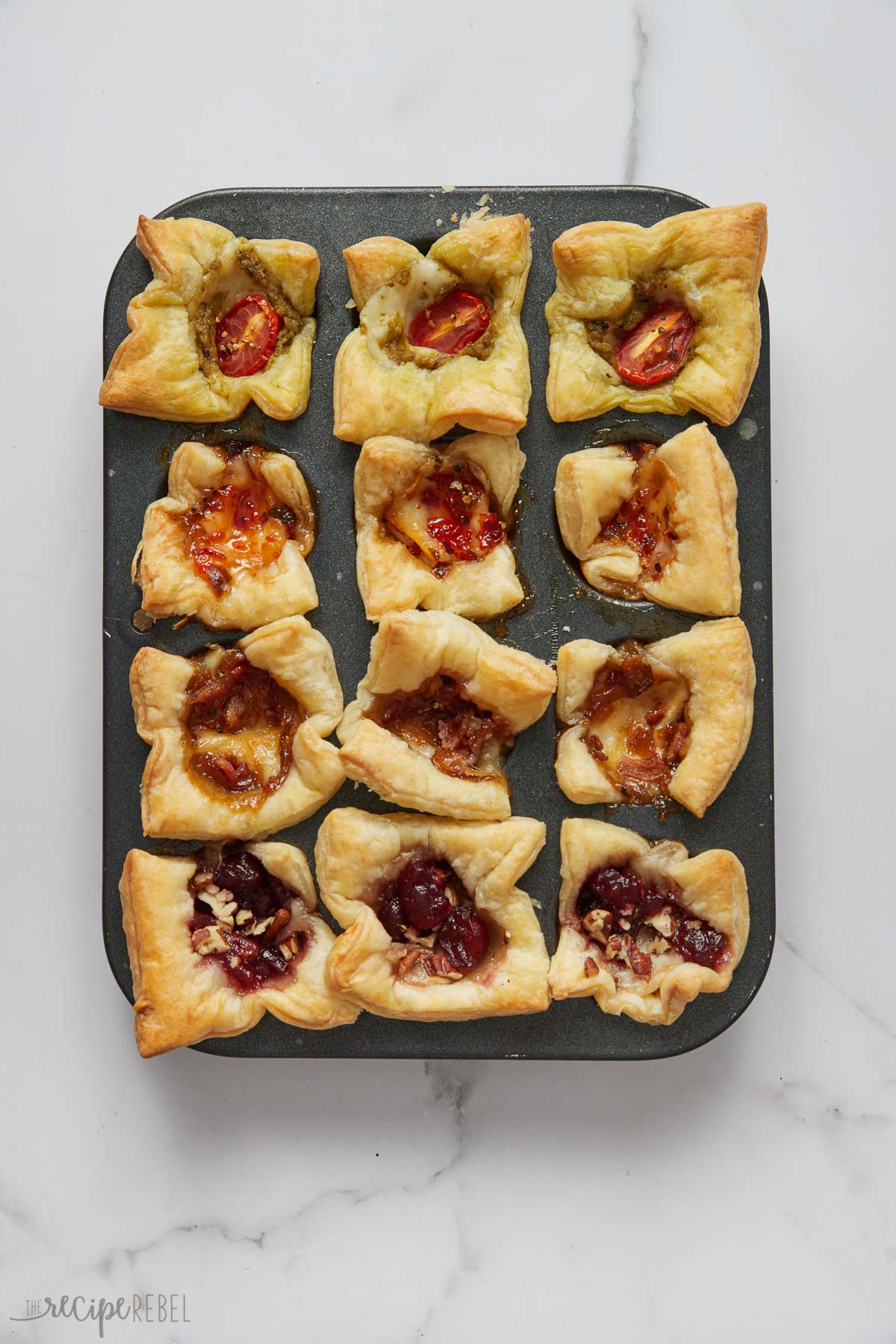 Baked Brie Bites - The Recipe Rebel [VIDEO]