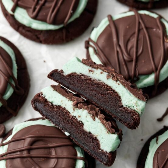 Chocolate Mint Cookies - The Recipe Rebel