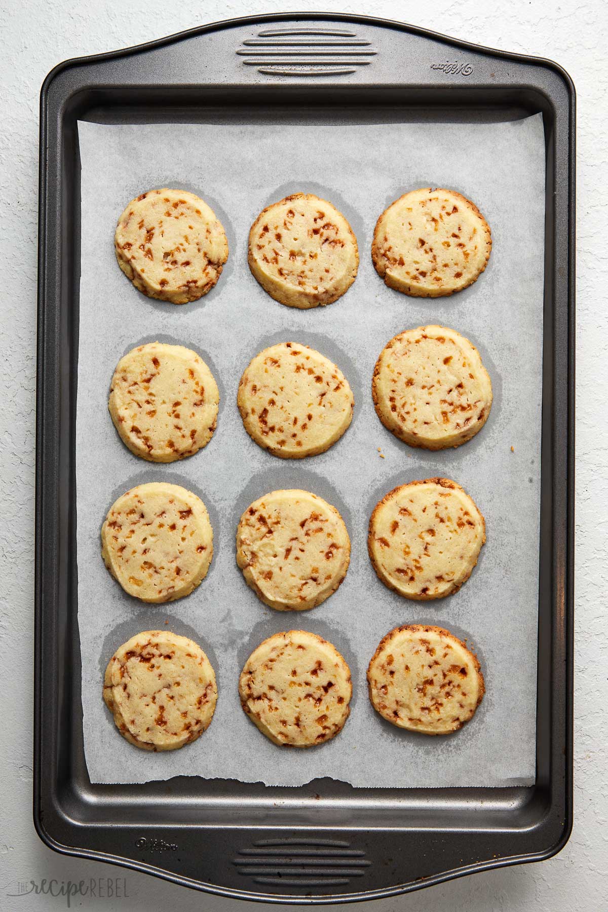 Toffee Shortbread Cookies - The Recipe Rebel