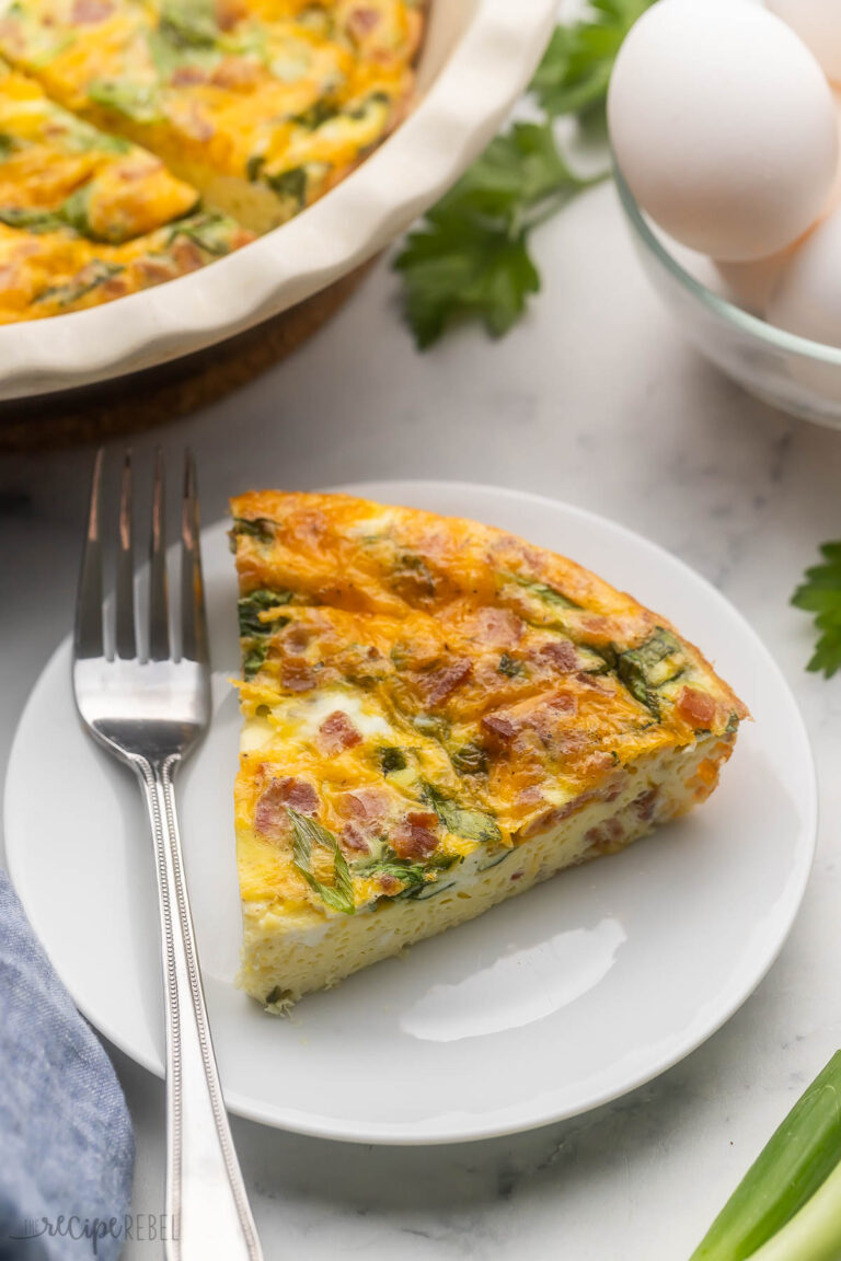 Crustless Quiche 6 Ingredients The Recipe Rebel