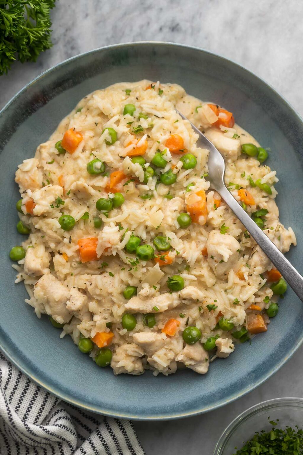 One Pan Chicken and Rice [VIDEO] - The Recipe Rebel