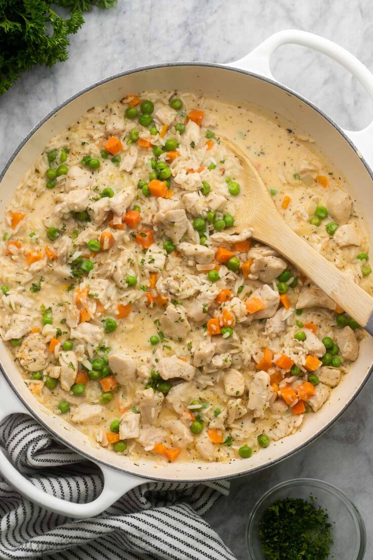 One Pan Chicken and Rice [VIDEO] - The Recipe Rebel