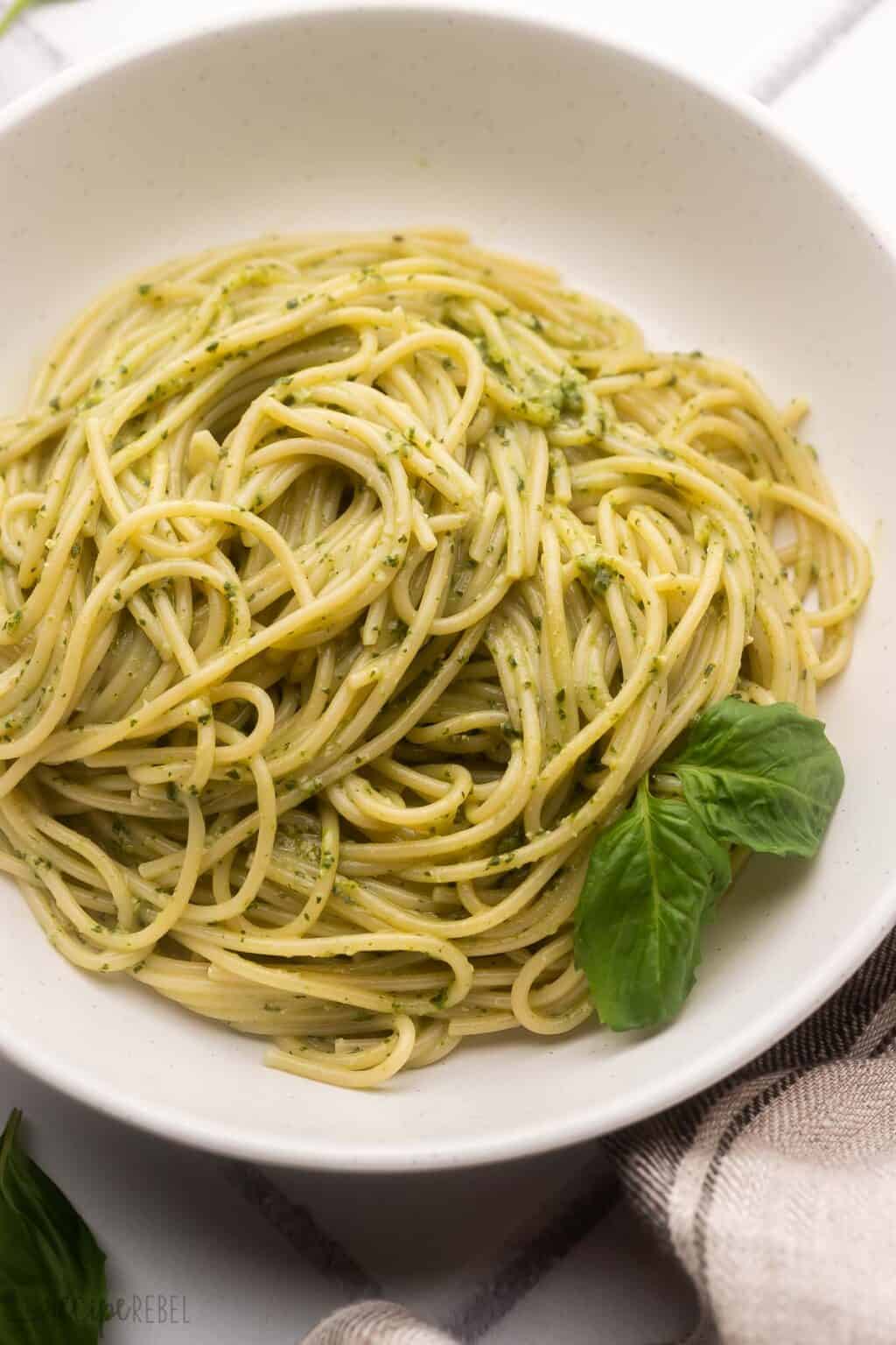 Simple Pesto Pasta recipe - The Recipe Rebel
