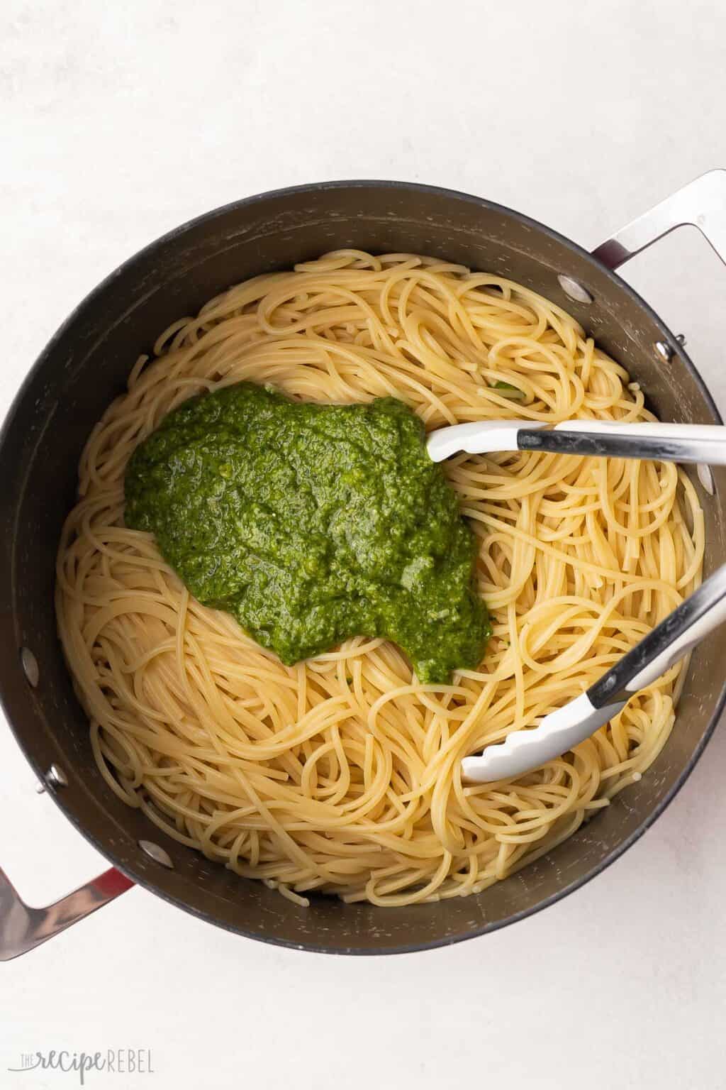 Simple Pesto Pasta recipe - The Recipe Rebel
