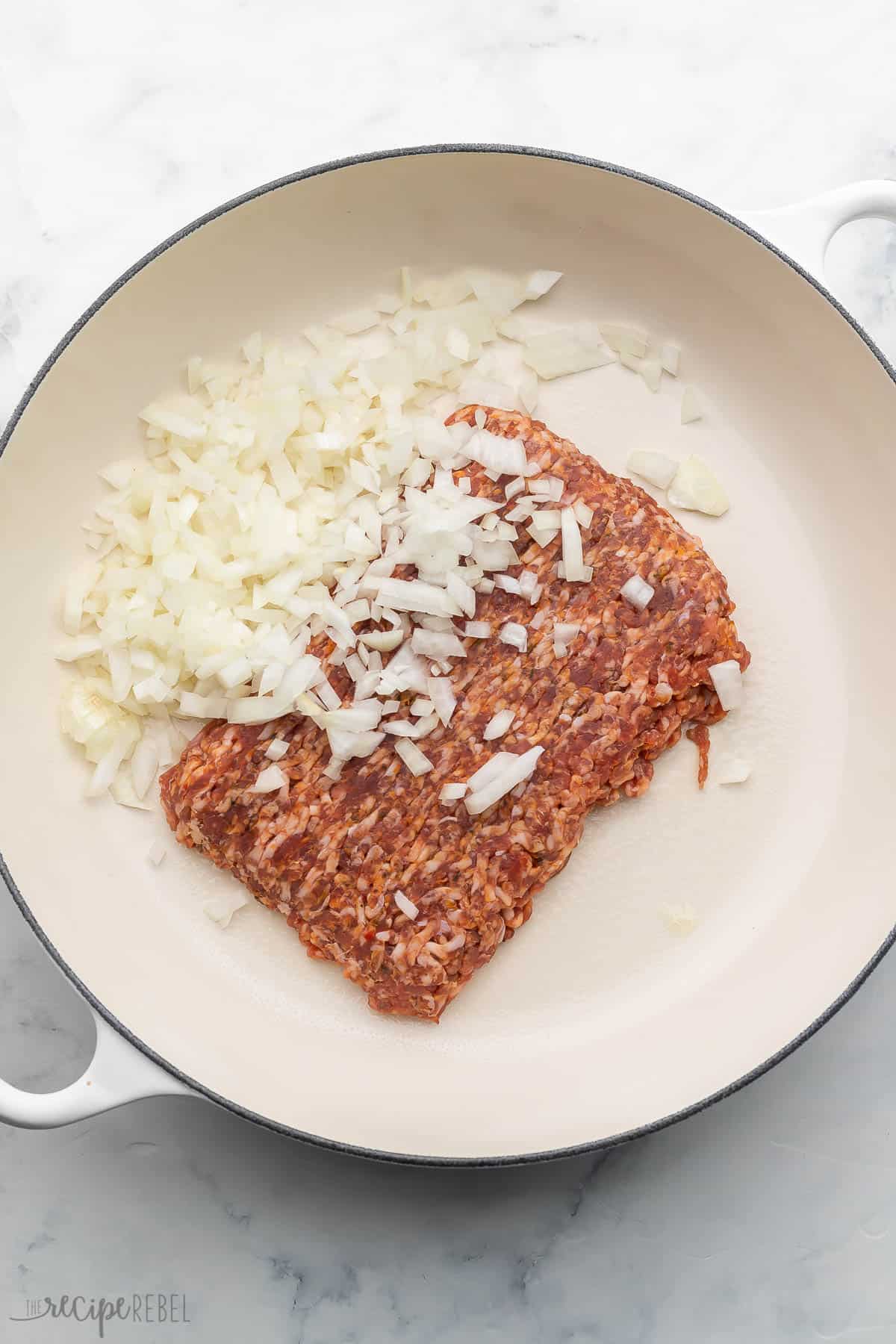 Skillet Lasagna Recipe - The Recipe Rebel [VIDEO]