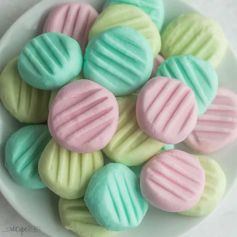 Simple Cream Cheese Mints - The Recipe Rebel
