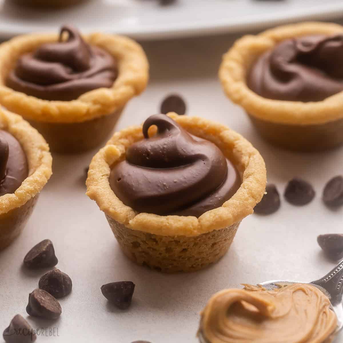 Fudge Puddles: Peanut Butter Cookie Cups! The Recipe Rebel