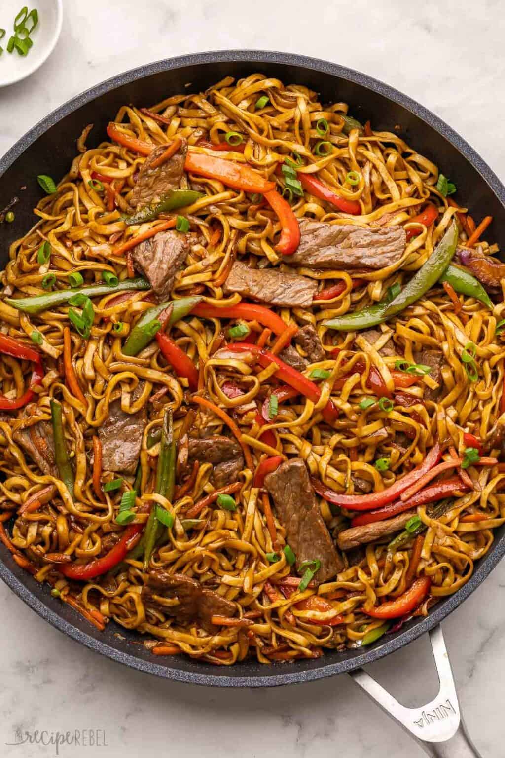 Beef Lo Mein - The Recipe Rebel [VIDEO]