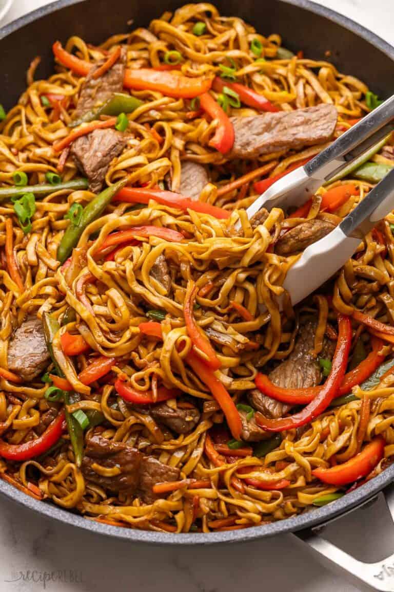 Beef Lo Mein - The Recipe Rebel [VIDEO]