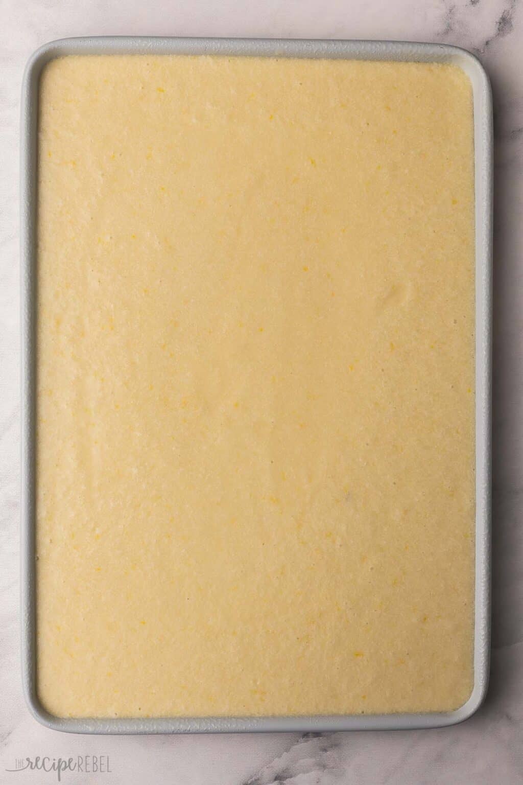 Lemon Sheet Cake - The Recipe Rebel