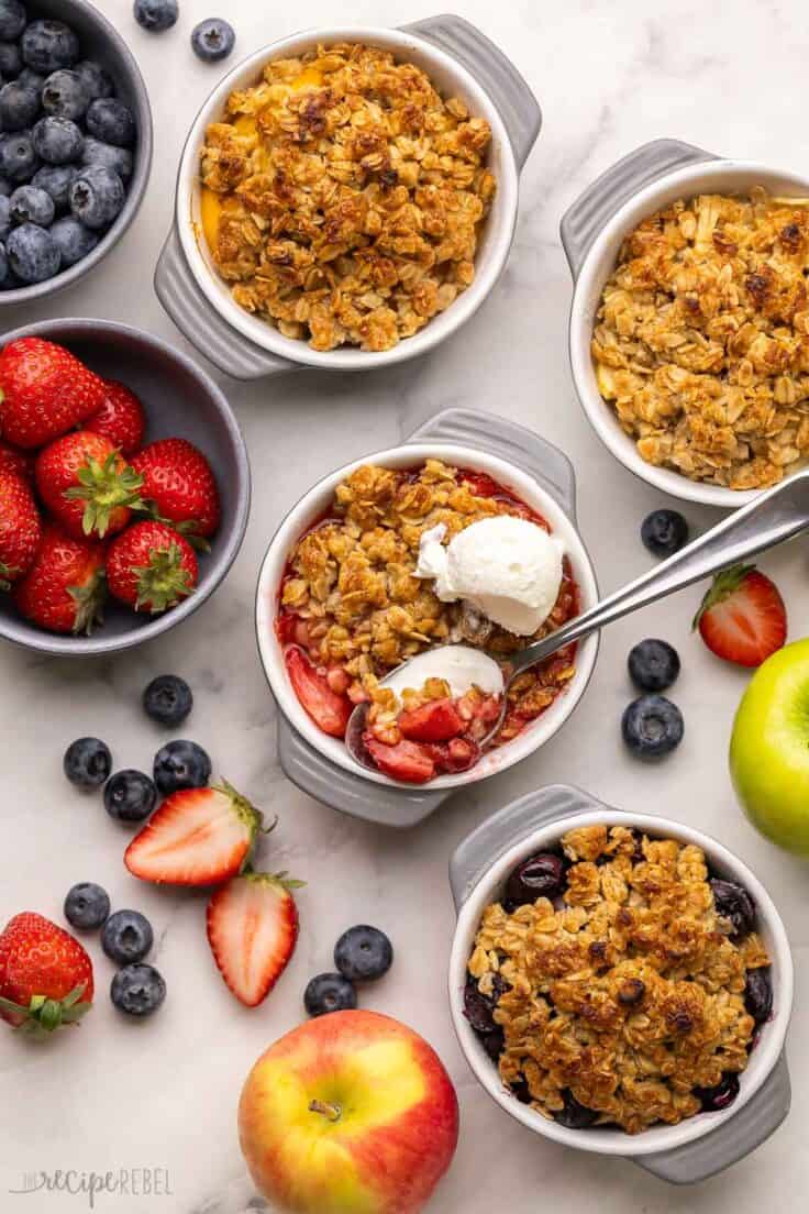 Any Fruit Crisp recipe - The Recipe Rebel [VIDEO]