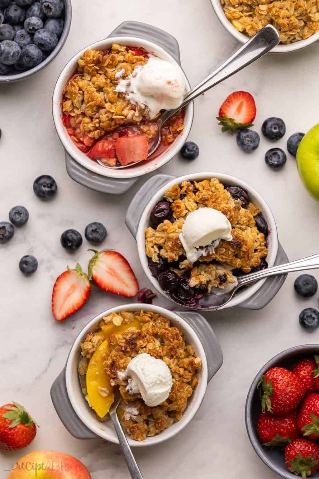 Any Fruit Crisp recipe - The Recipe Rebel [VIDEO]