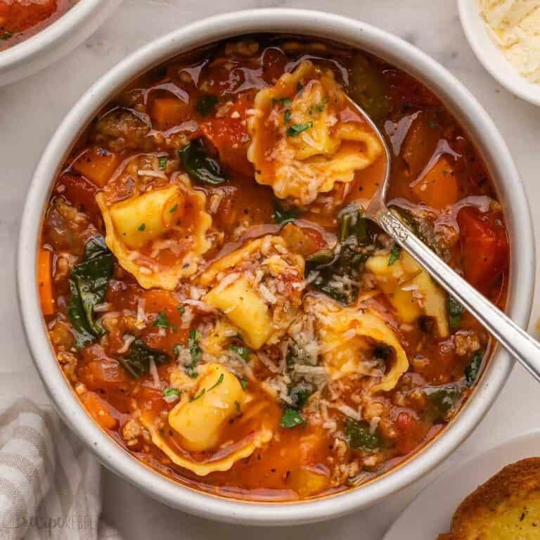Tomato Tortellini Soup - The Recipe Rebel