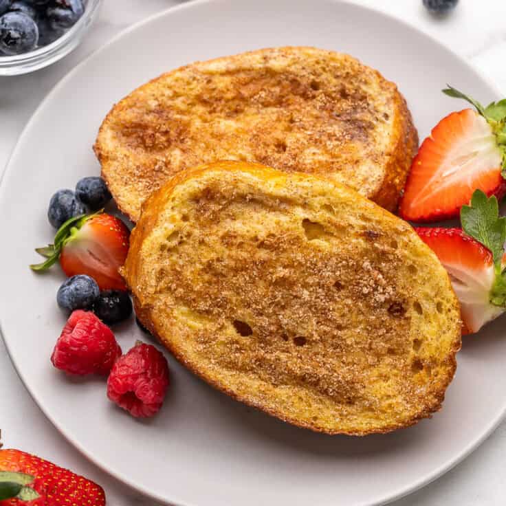 Air Fryer French Toast [VIDEO] - The Recipe Rebel