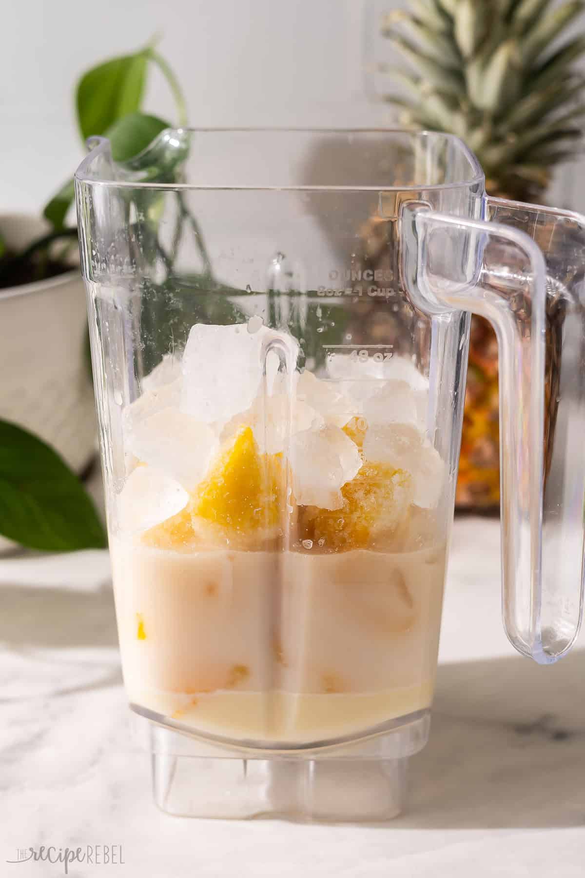 Frozen Pina Colada Slushy - The Recipe Rebel | VIDEO